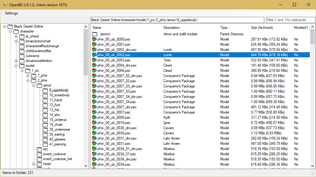 BDO Toolkit - A .NET modding library for Black Desert Online | Undertow ...