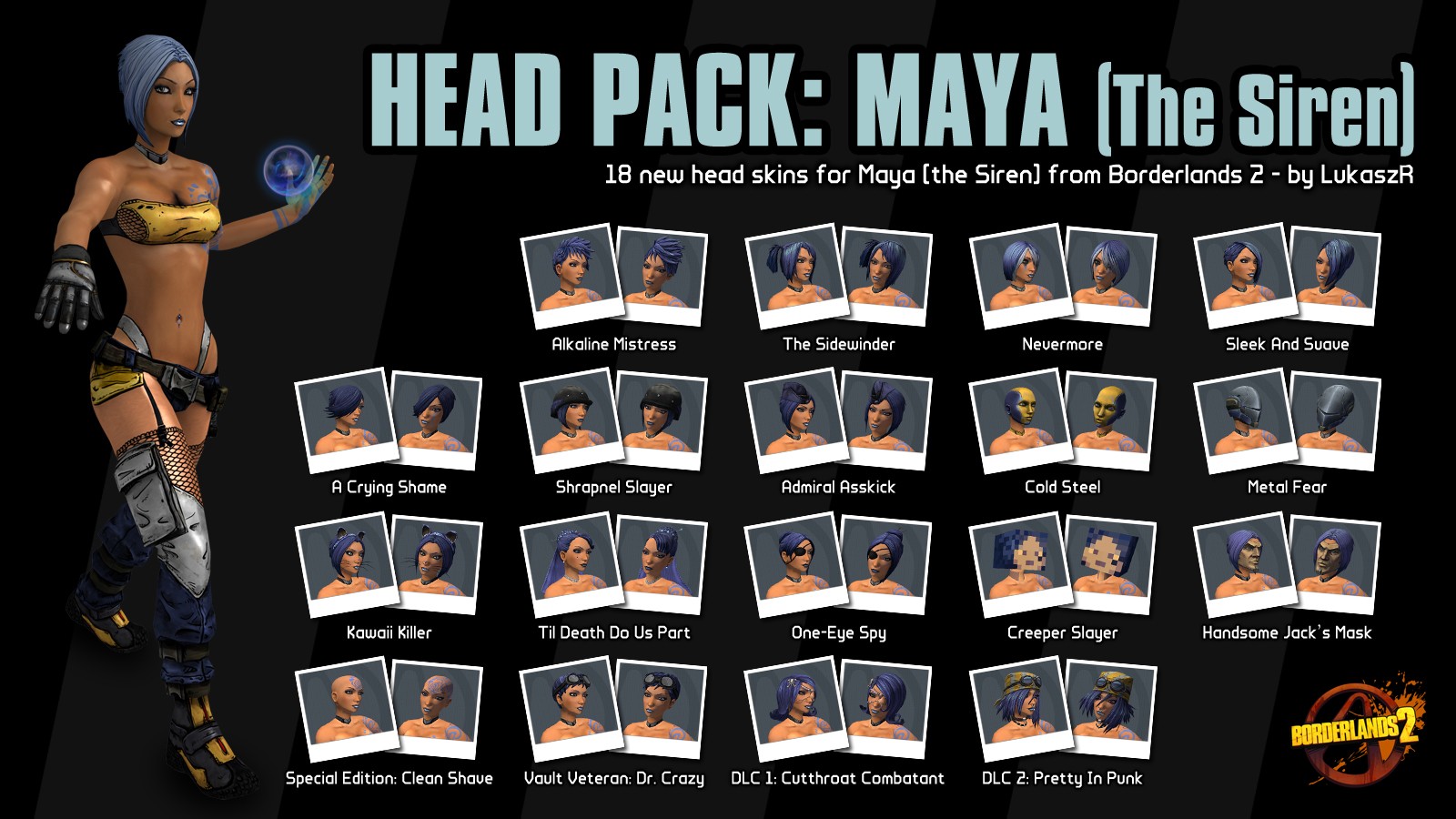 Borderlands 2 Siren Heads